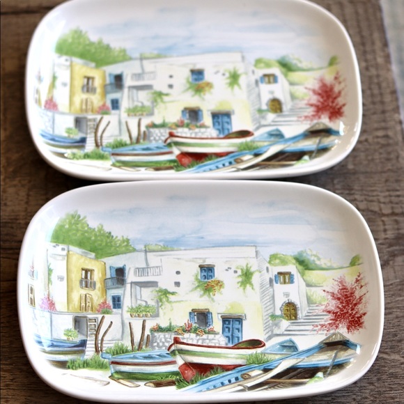 Ceramisia | Dining | Beautiful Made In Italy Dessert Plates 95 Set Of 2 ...